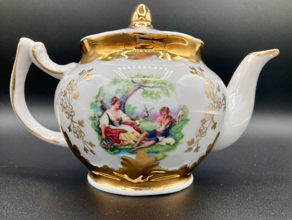 Russian Porcelain Tea Set For 6, Rare Gardner Factory, Verbilki, St ...