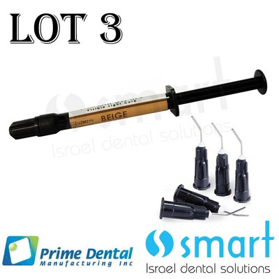 LOTx3 Dental Parafil composite visible flow light cure stain syringes 1 ...
