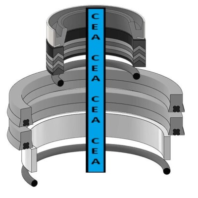 147801 Stick Boom Cylinder Seal Kit Fits Prentice Log Loader 410C ...