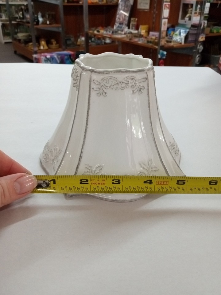 The White Barn Co. Ceramic Porcelain Candle Shade | eBay