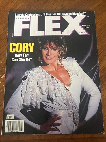 FLEX bodybuilding female muscle magazine CORY EVERSON 2-86 | eBay