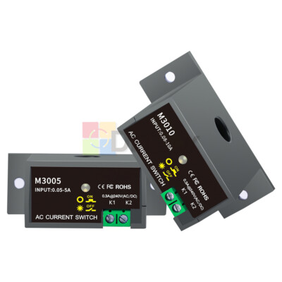 5A-200A Adjustable AC Current Sensing Switch Module Self-Powered ...