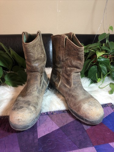 Men,s Wolverine # W03258 10 Inch Steel toe thinsulate boots Brown Size ...