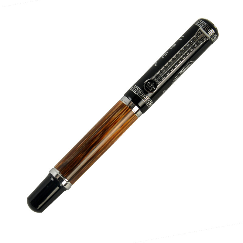 Duke 551 Confucius Calligraphy Bent Natural Bamboo Fountain Pen Wooden ...