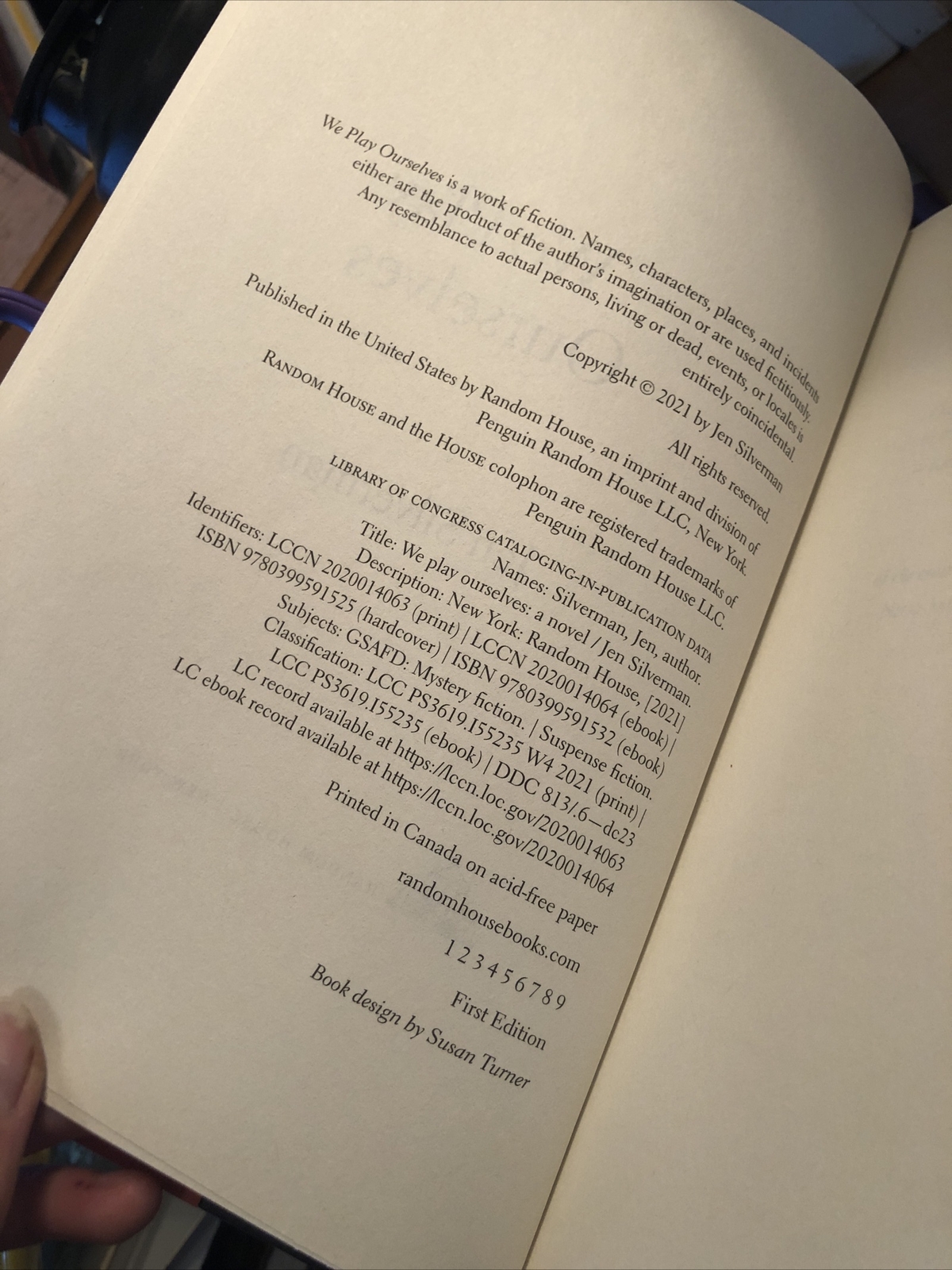 We Play Ourselves : A Novel by Jen Silverman (2021, Hardcover) for sale ...