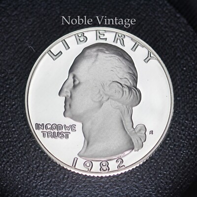 1982 S Proof Washington Quarter - From a Clad Proof Set | eBay