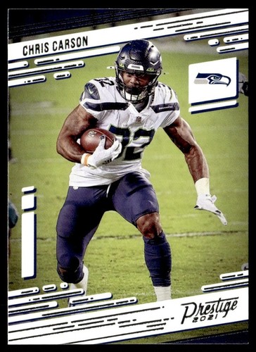 2021 Panini Prestige Chris Carson Seattle Seahawks #198 | eBay