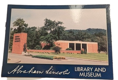 The Abe Lincoln Library & Museum Postcard Harrogate TN Cumberland Gap ...