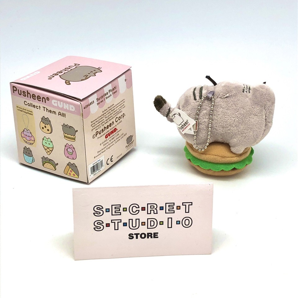 Pusheen Surprise Plush Series 1: Snack Time Keychain - Hamburger - New ...