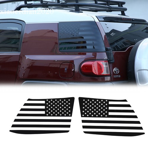 Rear Window USA Flag Sticker Paper Decorative Decals For Toyota FJ ...