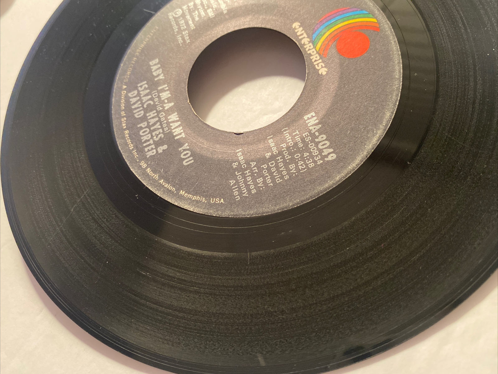 ISAAC HAYES & DAVID PORTER {70s Soul 45} AIN'T THAT LOVING YOU / BABY I'M-A... ♫ | eBay