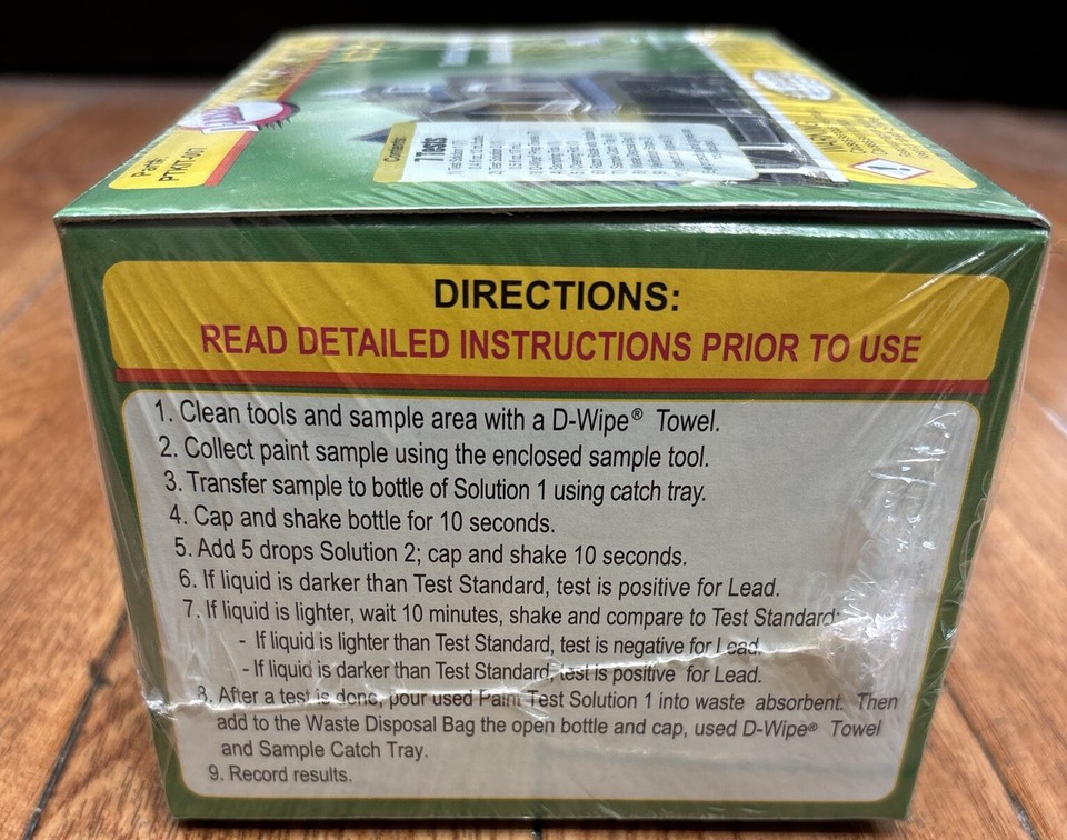 D-LEAD LEAD PAINT TEST KIT 7 TESTS PER KIT - PTKIT-007 | eBay