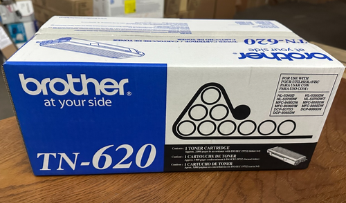 NEW SEALED!!! GENUINE Brother TN-620 Black Toner Cartridge TN620 FREE ...