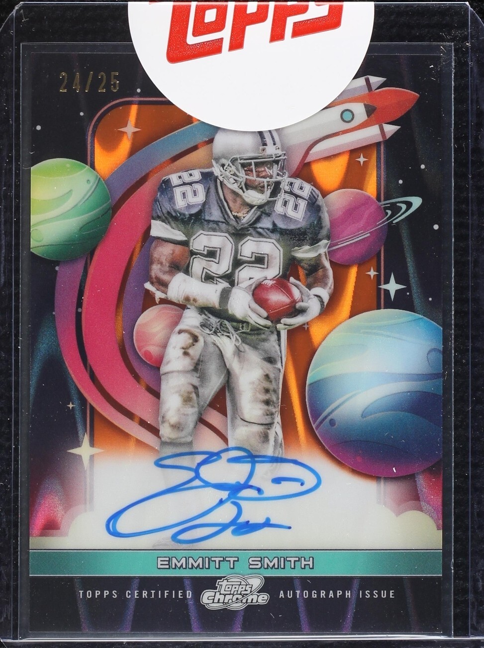 2024 Topps Cosmic Chrome - First Flight Signatures Emmitt Smith #FFS-ES ...