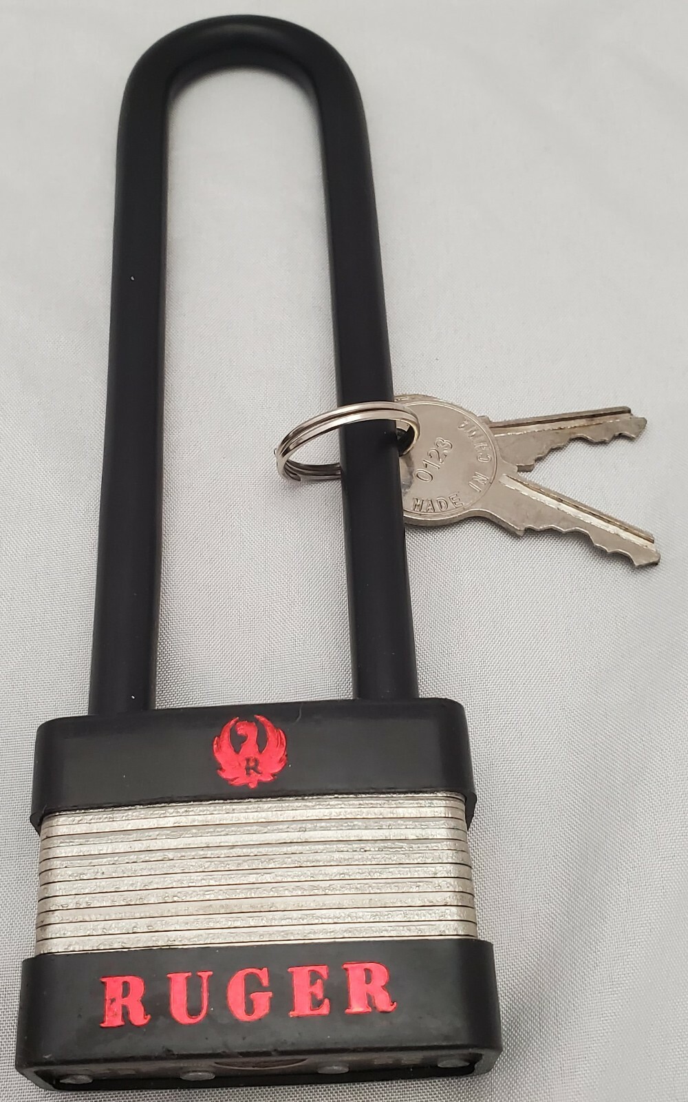 Ruger Factory Gun Lock 5050 5" x 50mm w/2 Keys NEW! | eBay