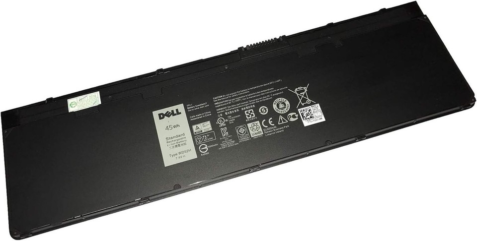 Genuine WD52H 45WH Battery For Dell Latitude 12 7000 E7240 E7250 Series ...