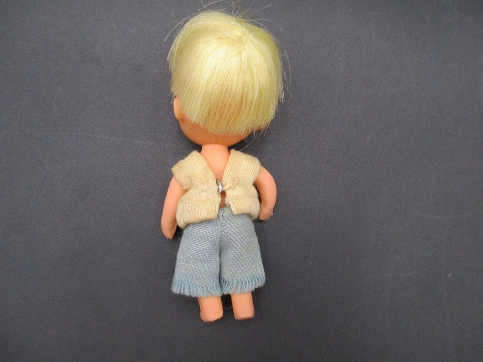 1966 Mattel HOWARD BIFF BOODLE Liddle Kiddle Doll #3502 with wagon ...
