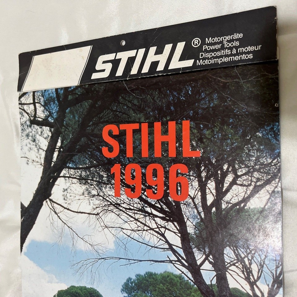 Stihl 1996 Calendar Pinup Girls Man Cave Vintage 12x24 | eBay