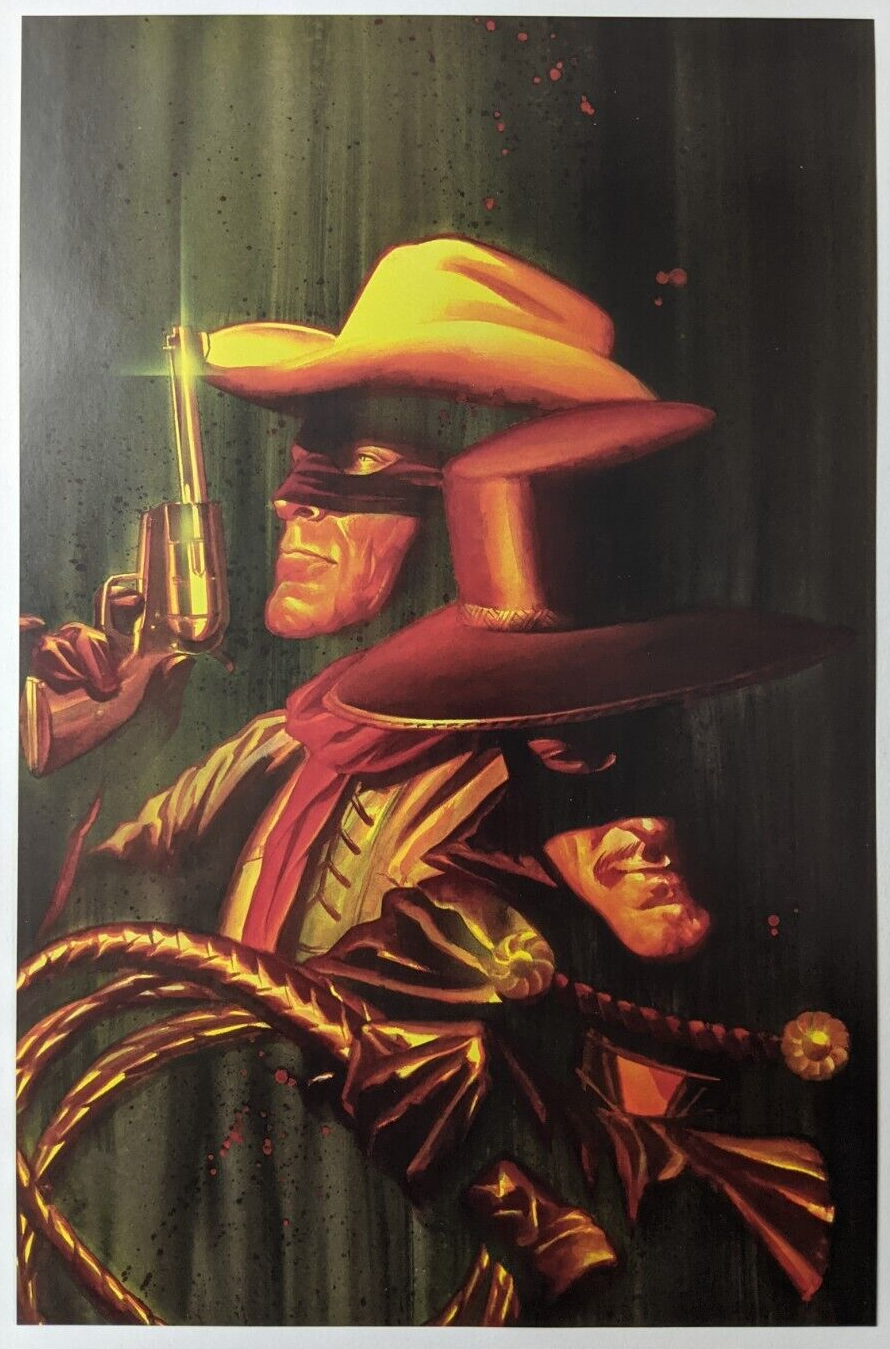 Lone Ranger Death Zorro 1 Game Thrones 2 Cover Art Comic Poster Pin-Up ...