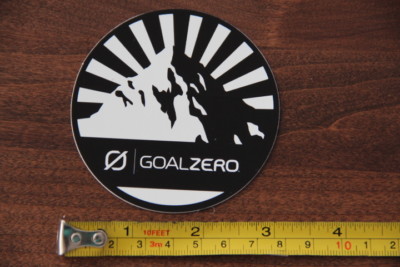 GOAL ZERO Solar Power STICKER Decal NEW | eBay