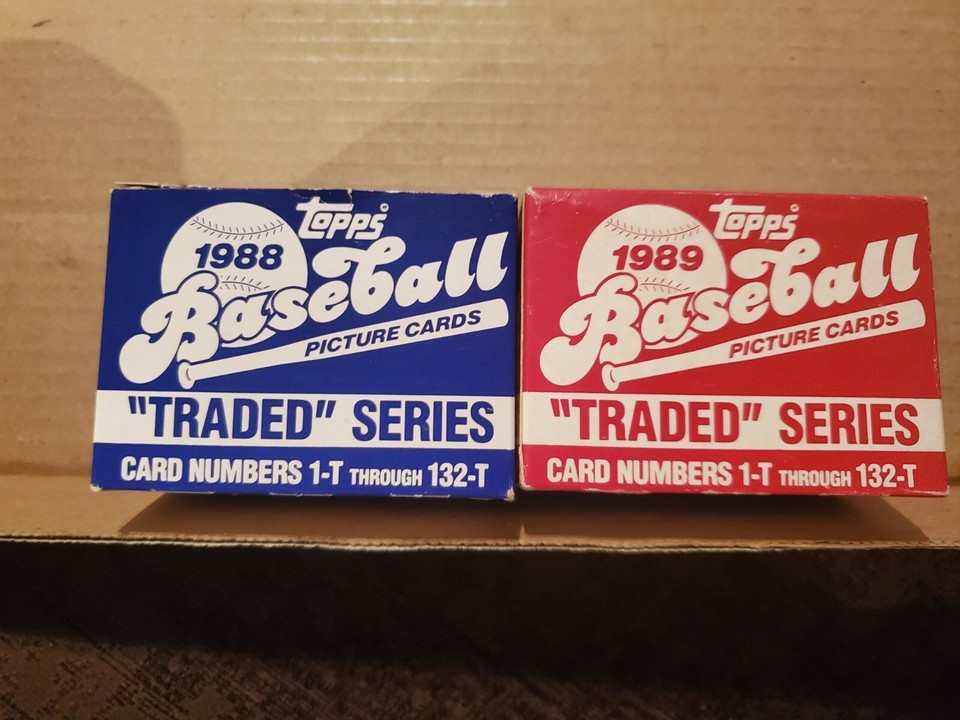 1988,89 Topps Baseball Traded Series. 132 Cards Each Good Condition | eBay