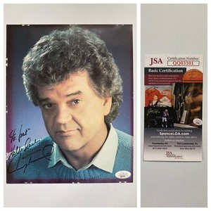 Country Music Great Conway Twitty Signed Autograph 8x10 Photo - JSA ...