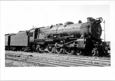 1948 Pennsylvania Railroad 3800 Steam Locomotive Chicago, IL Real Photo ...