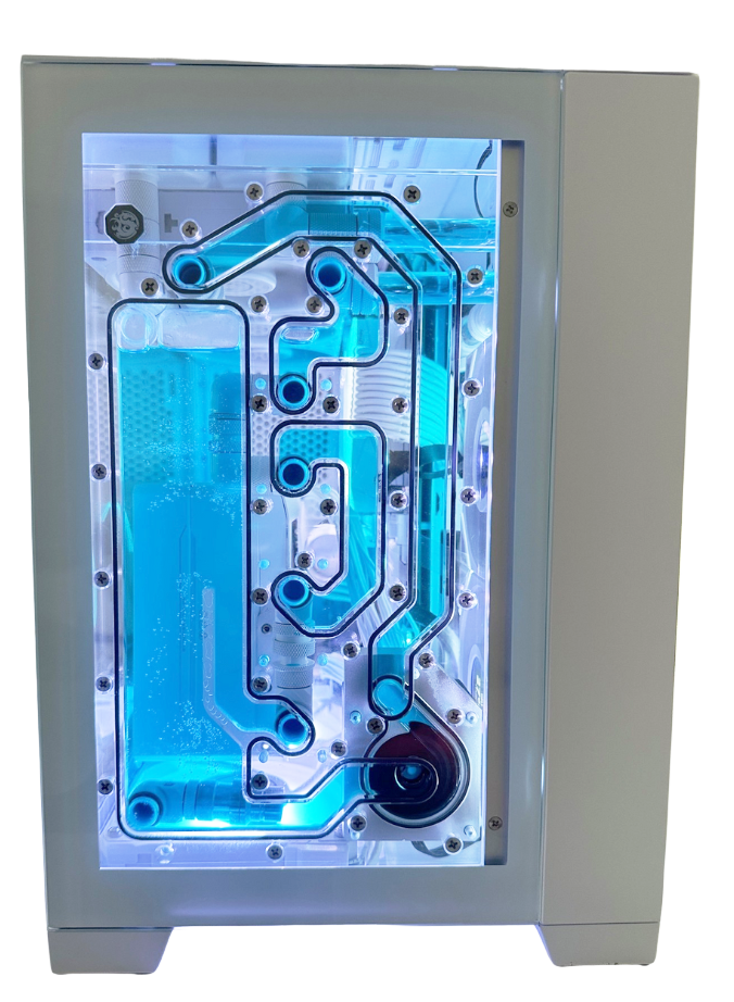 PC GAMING WATERCOOLED WINTER WHITE PC AMD 9800X3D NVIDIA RTX 5090 | eBay