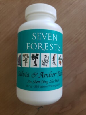 Seven Forests - Salvia & Amber Tablets An Shen Ding Zhi Pian, 250 ...