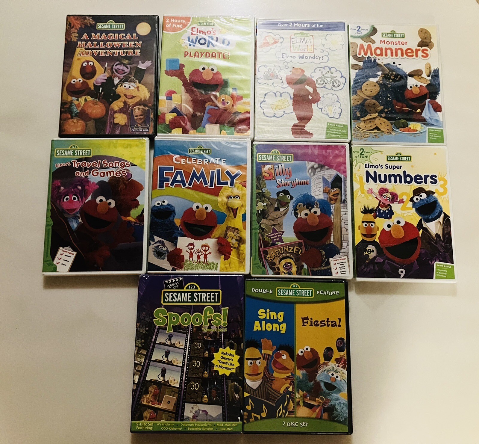 Sesame Street Elmo’s World DVD Lot Of 10; All New Sealed Sing Along | eBay