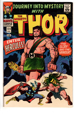 JOURNEY INTO MYSTERY #124 (1966) - GRADE 7.5 - MARVEL THOR 1ST ...