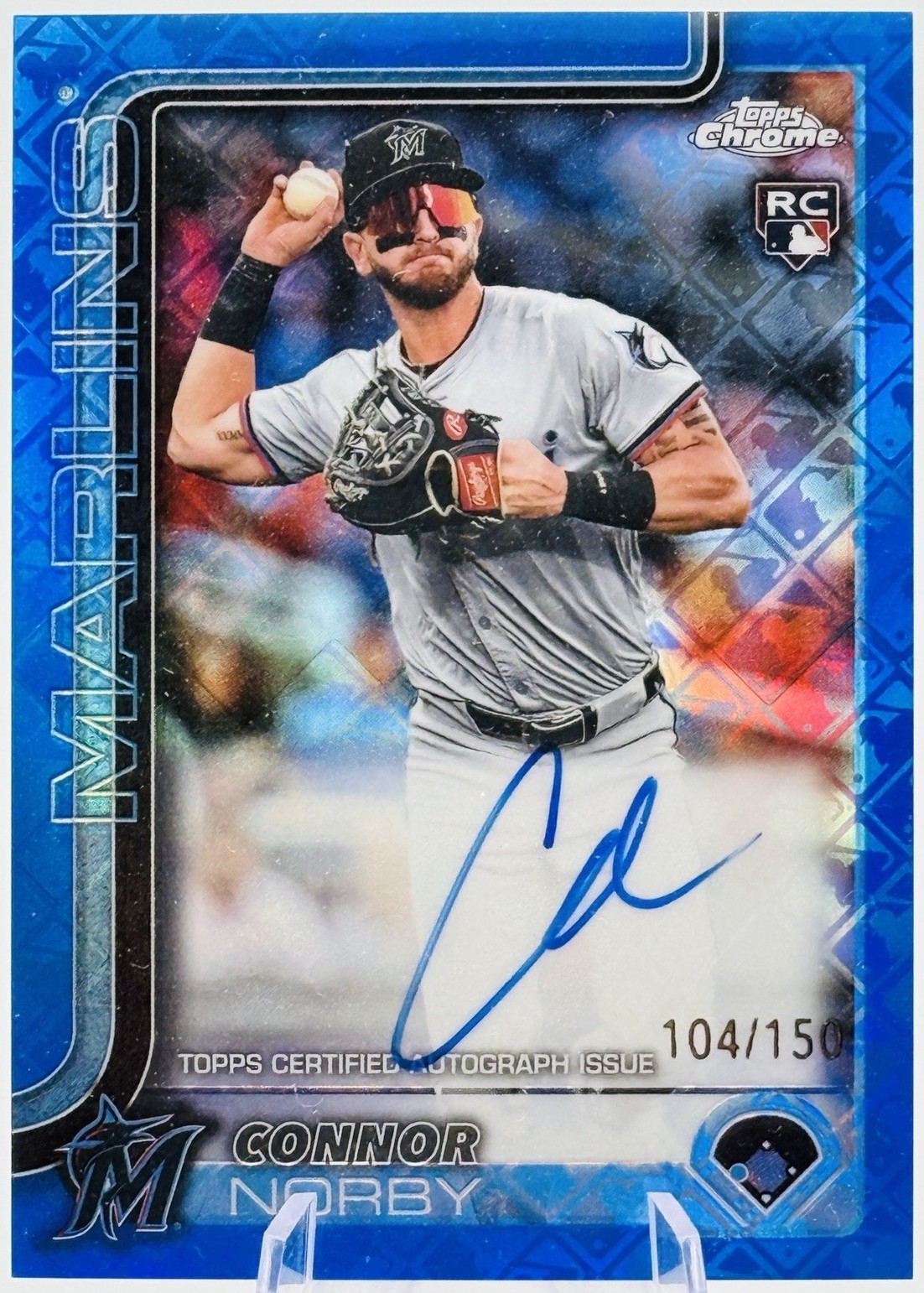 2025 Topps Chrome Logofractor Edition - Rookie Autographs Connor Norby ...