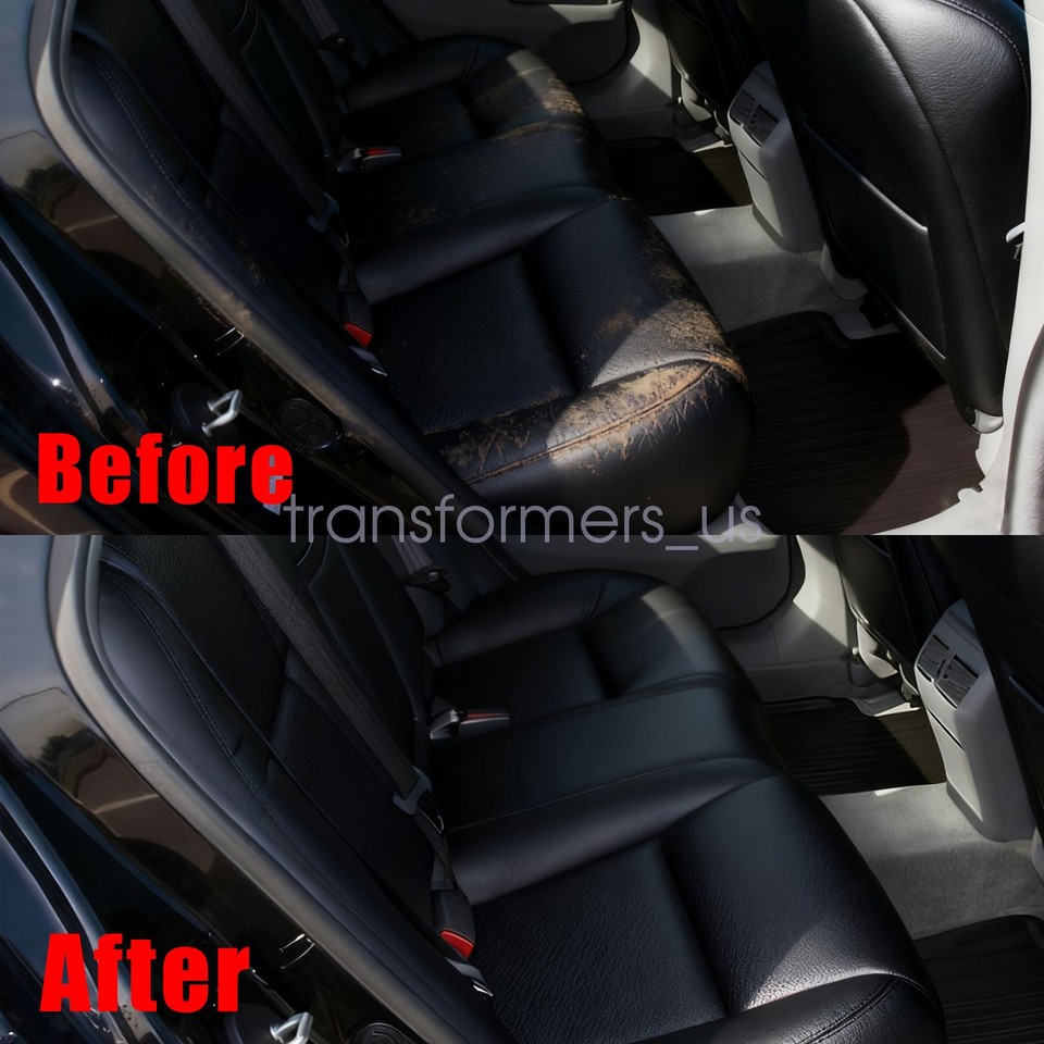 Front / Rear Bottom Leather Seat Cover For 2004-2008 Acura TL Black ...