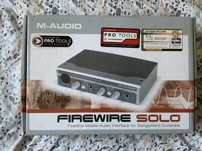 M-Audio FireWire Solo Audio Interface PC/Mac Boxed with Cable and power ...