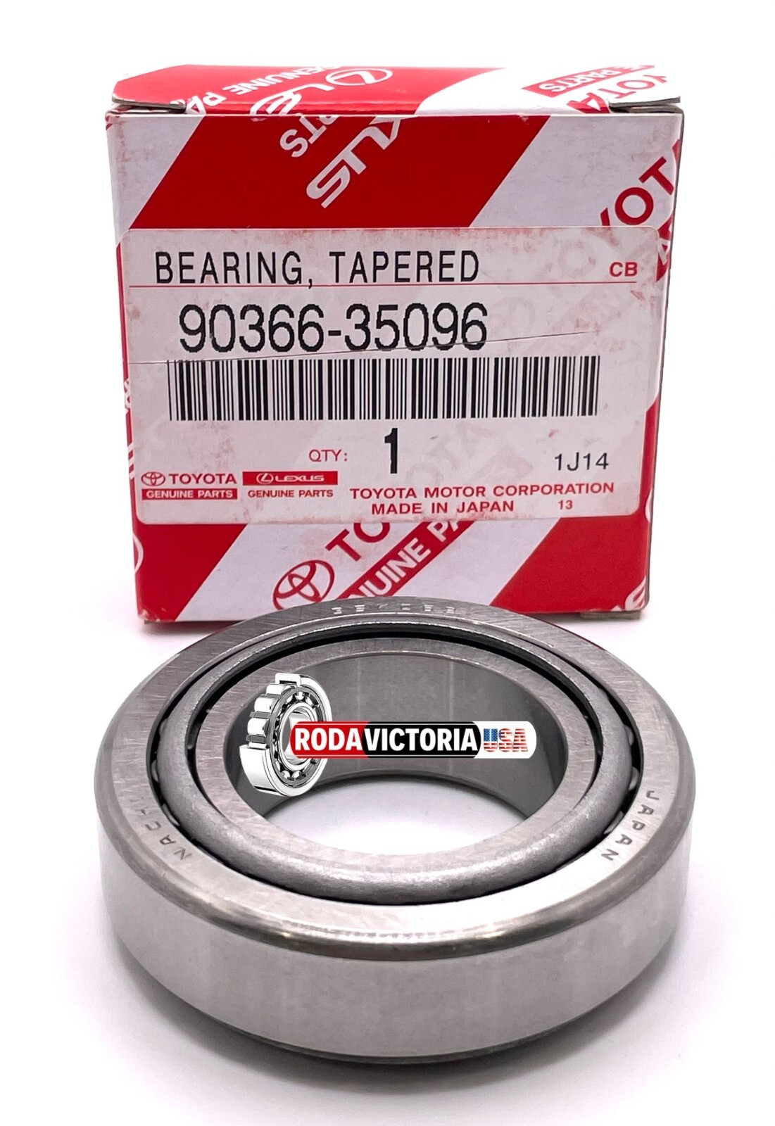 NACHI JAPAN 35KC62 TRANSFER PINION BEARING TOYOTA 9036635096 90366 ...