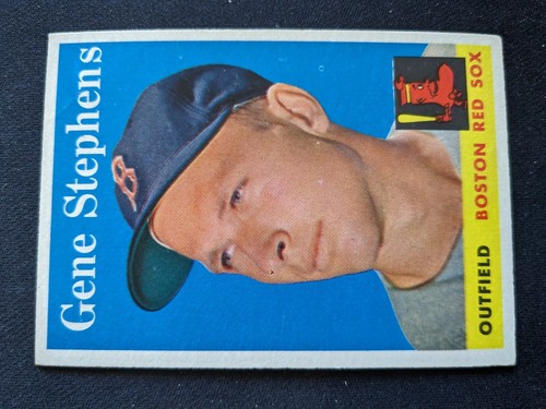 1958 Topps Baseball Card # 227 Gene Stephens - Boston Red Sox (VG) | eBay