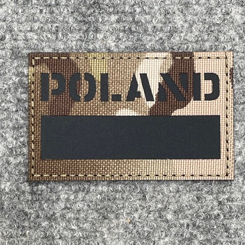 Polish Multicam Lazer Cut Camo Material Poland Flag Morale Patch for ...