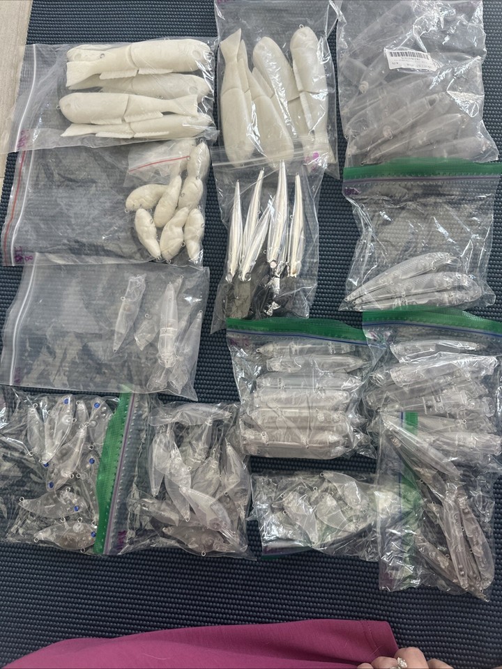 Unpainted DIY Fishing Lures Lot | eBay