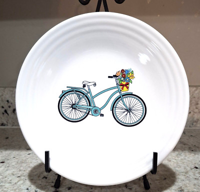 Fiestaware Belk Exclusive Spring Bicycle 9-inch Luncheon Plate NWT | eBay