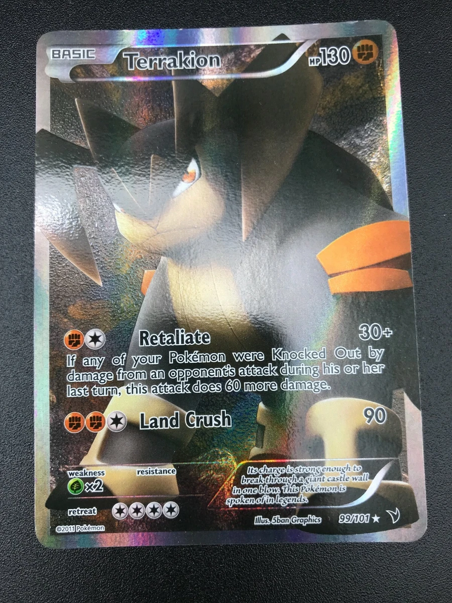 Terrakion Pokemon Card Ex