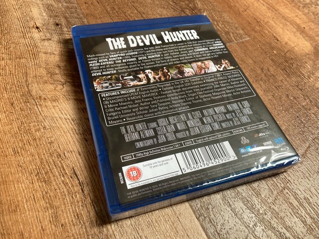 The Devil Hunter Blu-ray Jess Franco 88 Films UK W/ Slipcover Region ...