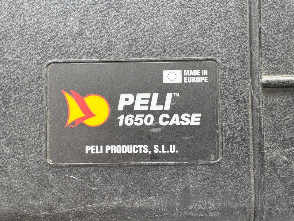 Peli Case 1650 with Lid Organiser and Padded Insert | eBay UK