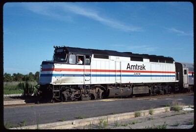 Original Rail Slide - AMTK Amtrak 389 Sanford FL 6-29-1986 | eBay