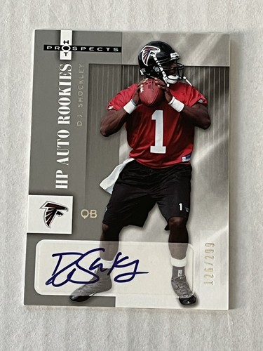 D.J. Shockley 2006 Fleer Hot Prospects Rookie Autograph Auto SP Atlanta ...