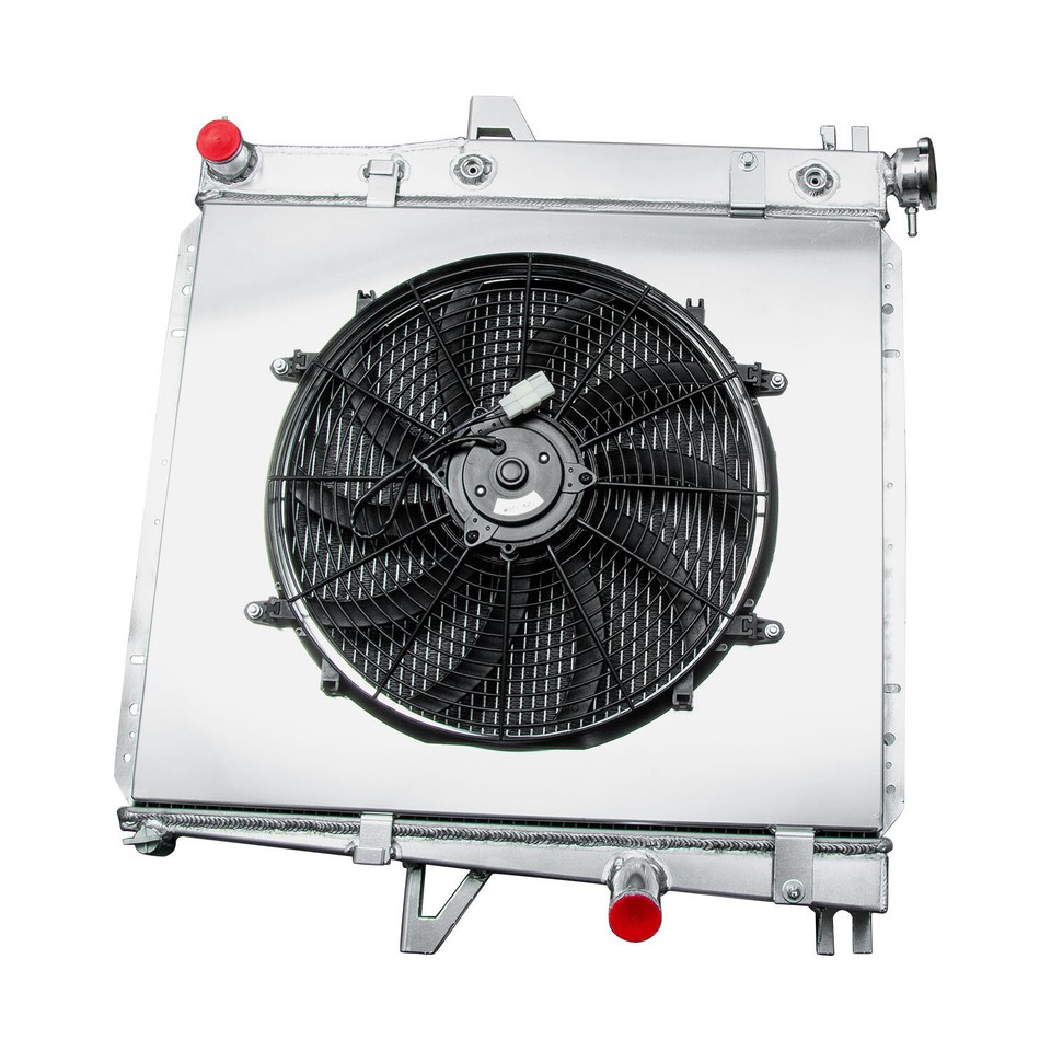 3-Core Radiator Shroud Fan Fit 98-11 Ford Explorer Ranger / Mazda B3000 ...