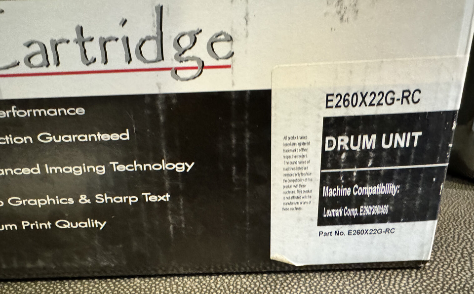 Drum Unit Kit For Lexmark E260X22G E260d E260dn E360d E360dn E460d ...