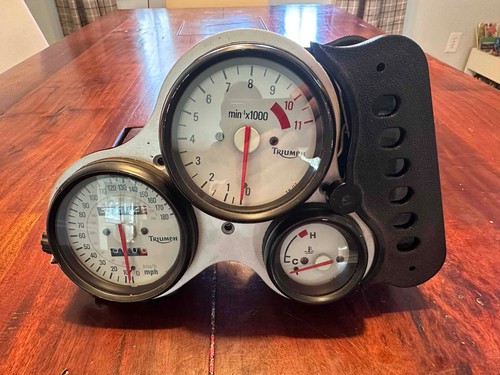 1997-2001 Triumph Speed Triple 955i T595 Cluster Tach Speedo Gauge ...