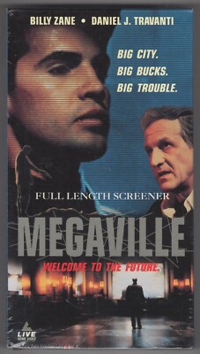 Megaville (Rare Factory Sealed VHS Screener) Billy Zane / Daniel J ...