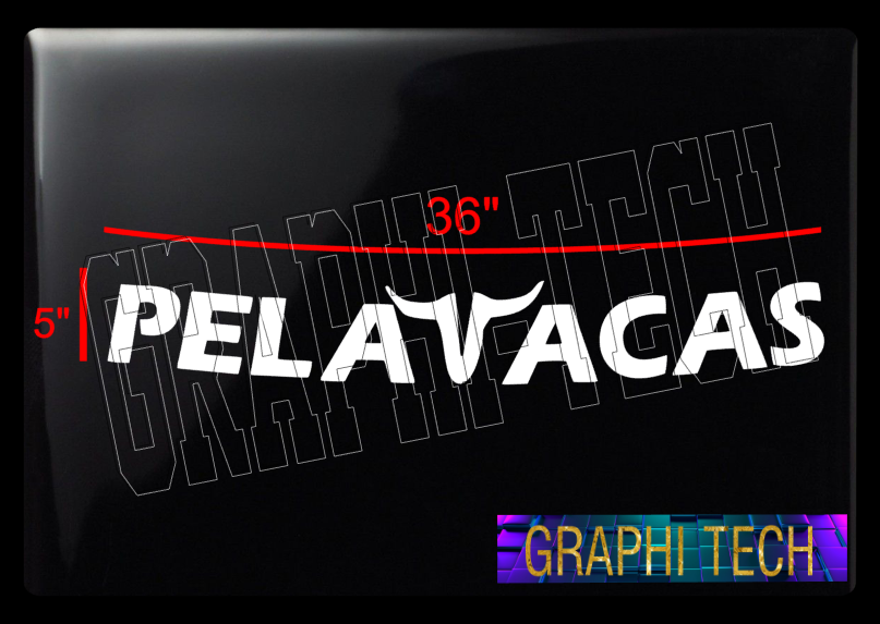 PELA VACAS CHALINO SANCHEZ STICKER CALCOMANIA DECAL DE VINILO 36" 👍 | eBay