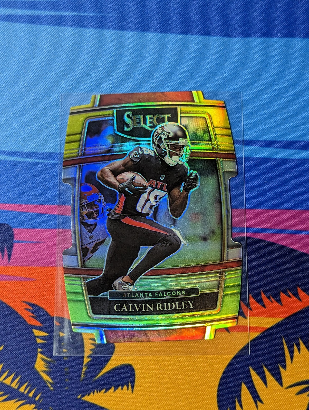 2021 Select Die-Cut Calvin Ridley Green and Gold Prizm Concourse | eBay